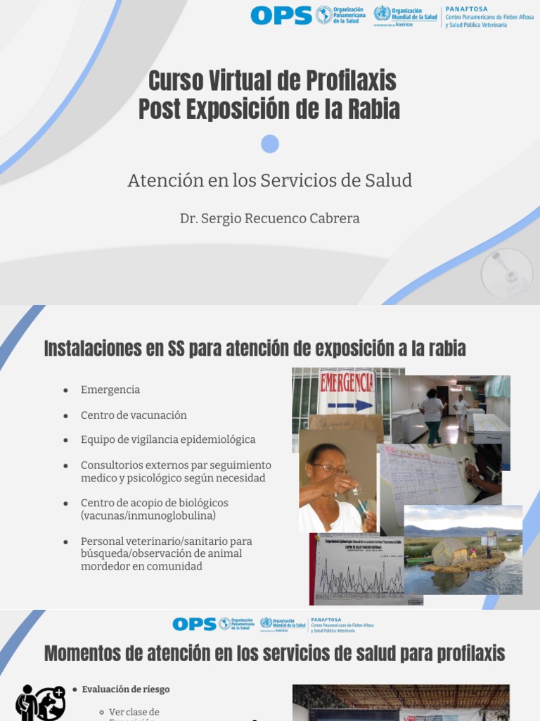 Curso PEP Rabia: Atención y Profilaxis | PDF | Rabia | Inmunología