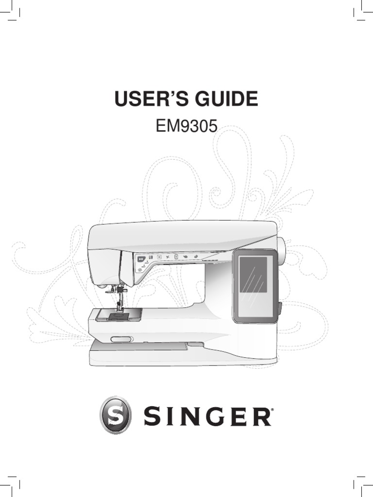 User'S Guide | PDF | Sewing Machine | Ac Power Plugs And Sockets
