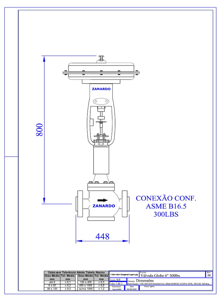 Válvula VPT VG s910 - 6pol - 300 Lbs - MD | PDF