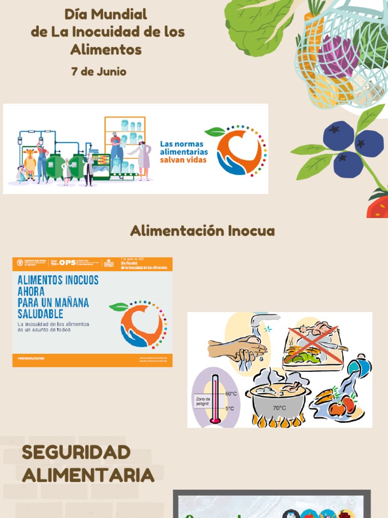 Día Mundial de La Inocuidad de Los Alimentos | PDF