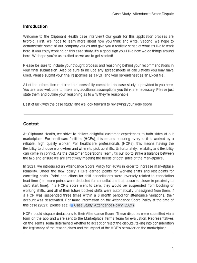 Attendance Score Dispute Analysis | PDF | Cognitive Science
