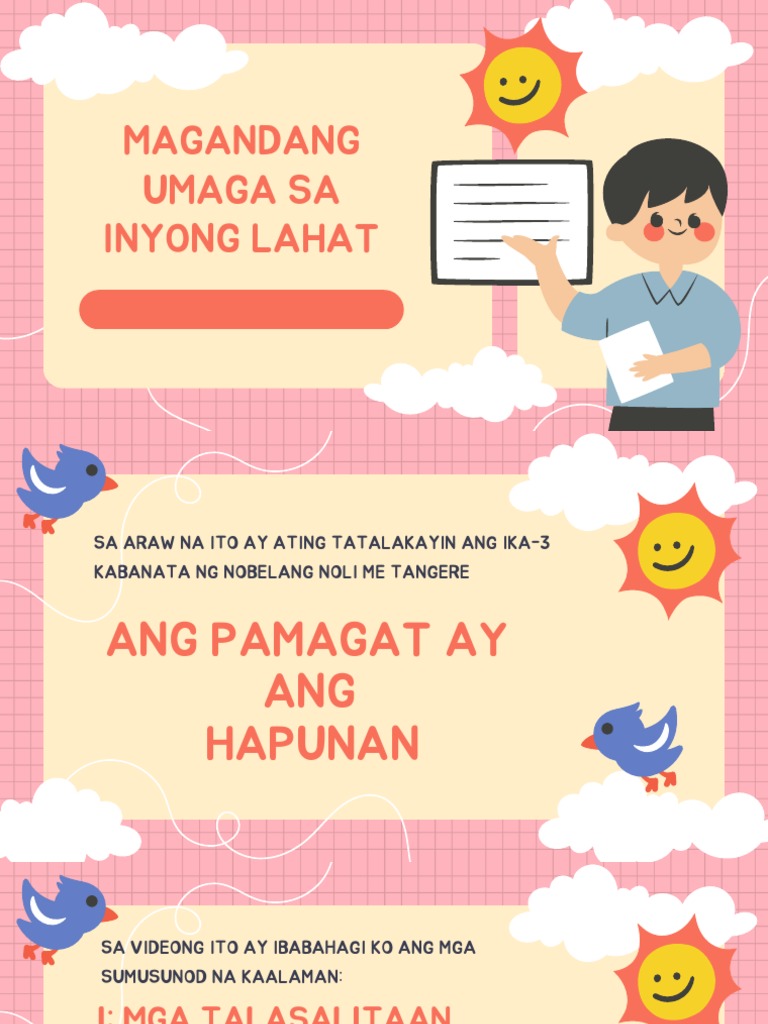 Magandang Umaga Sa Inyong Lahat 1 | PDF Magandang Umaga Sa Inyong Lahat 1 | PDF