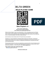 Delta Green: Role-Playing Game Overview | PDF | Role Playing Games ...