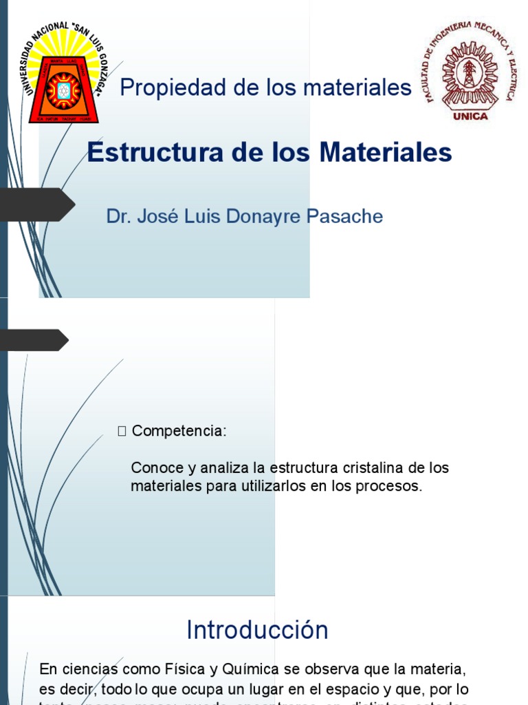Estructuras Materiales | PDF | Polímeros | Cristal