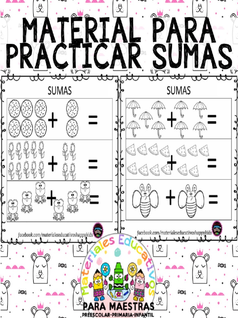 Cuaderno para Trabajar Sumas Recopilado Por Materiales Educativos para ...