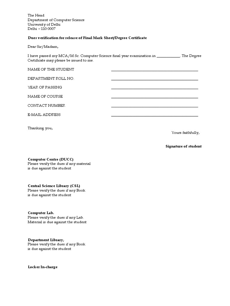 Clearance Form | PDF