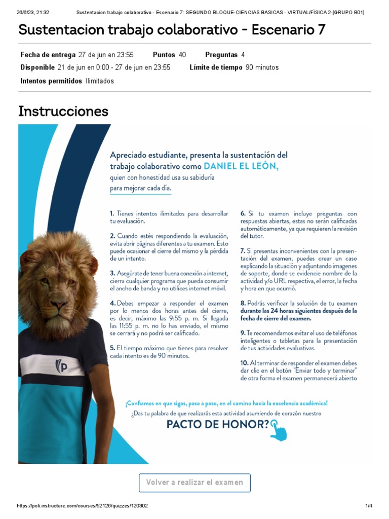 Sustentacion Trabajo Colaborativo - Escenario 7 - Segundo Bloque-Ciencias Basicas - Virtual ...