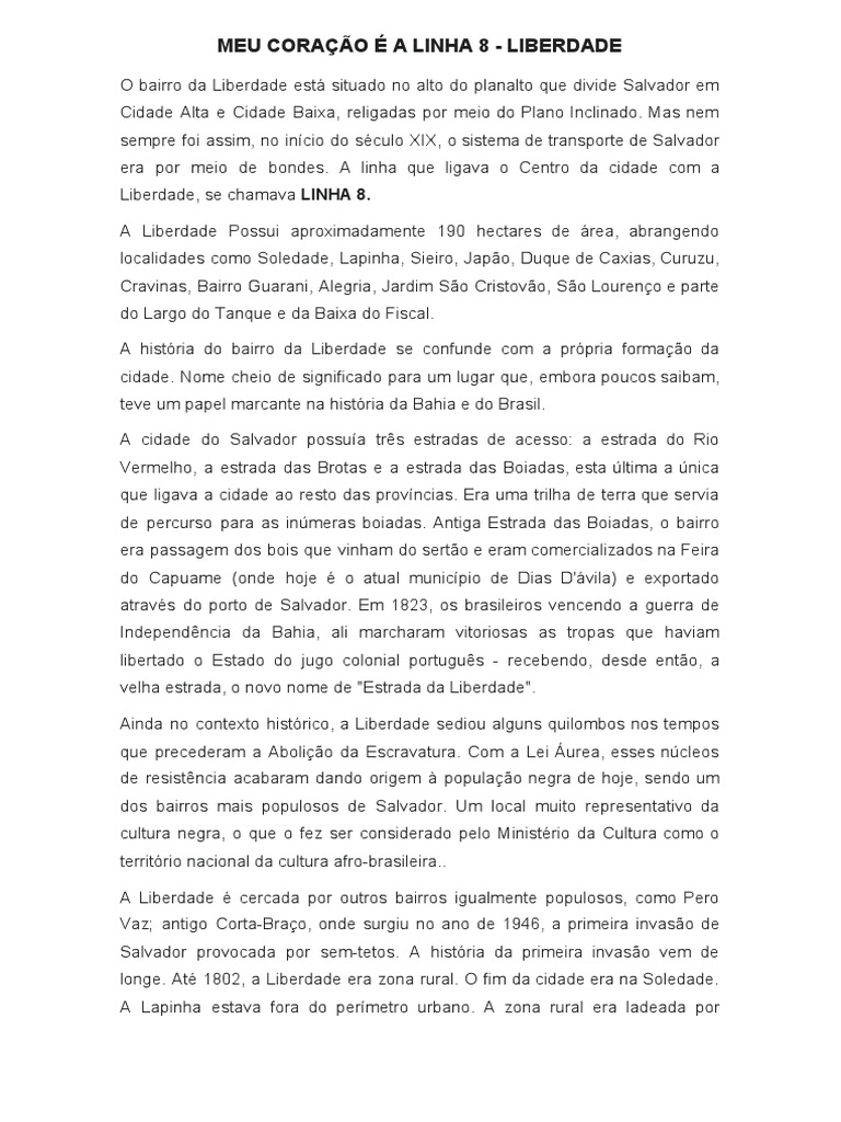 Tema 2021 Liberdade | PDF