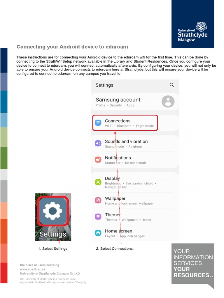Connecting Your Android Device To Eduroam | PDF | Android (Operating System) | Google Play