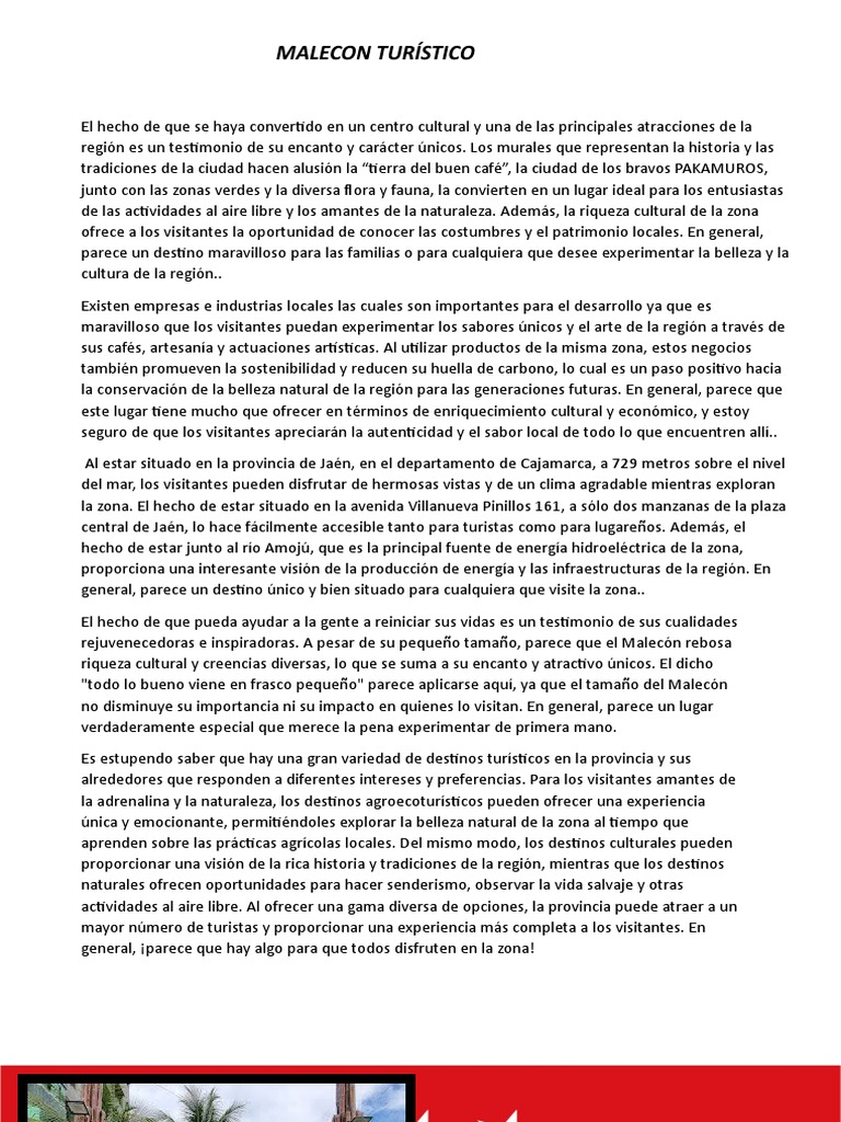 Malecon Turístico | PDF