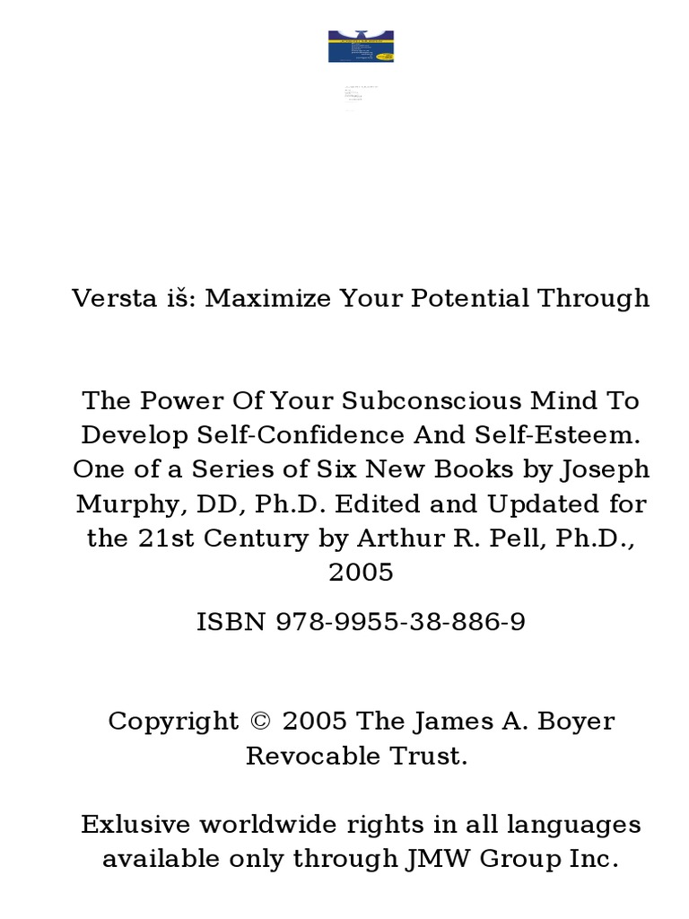 Joseph - Murphy. .Kaip - Pasitelkus.pasamones - Galias.sustiptinti ...