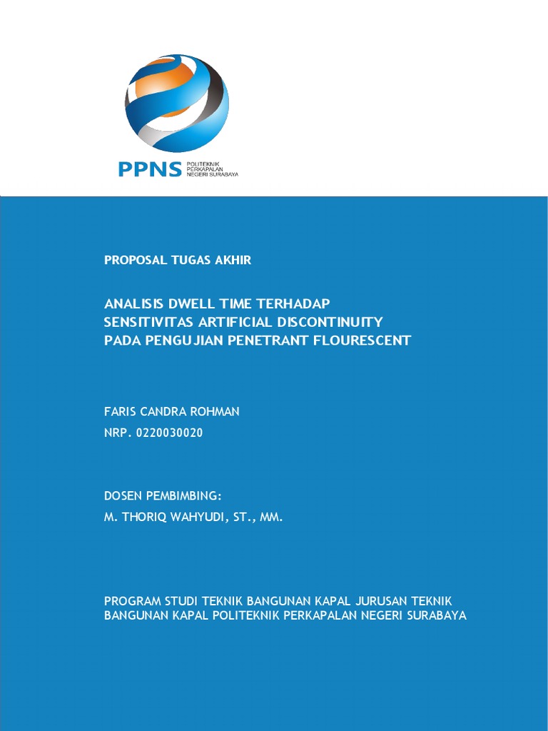 Proposal TA_Faris Candra Rohman | PDF