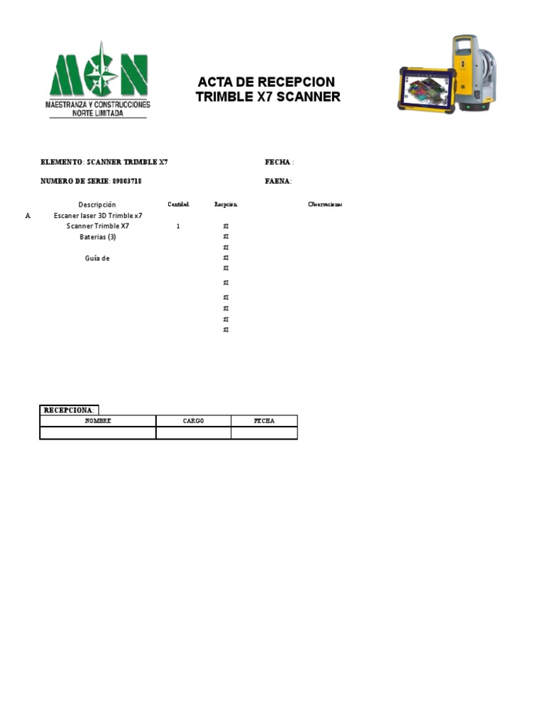 Check List - Scanner - 04.04.2023 | PDF | Hardware de la computadora ...