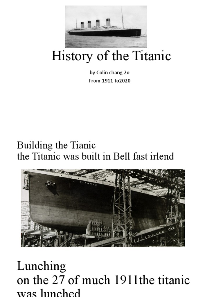 Titanic: A Historical Overview | PDF