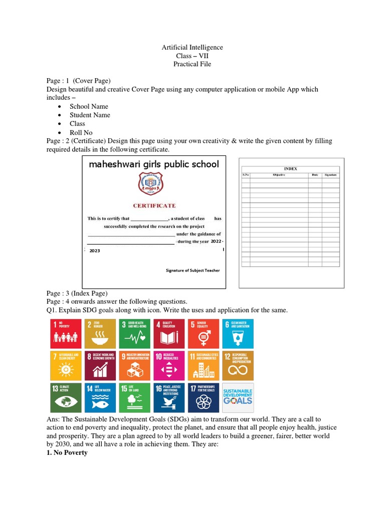 7 AI - Assignments | PDF | Sustainability | Artificial Intelligence
