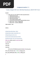 ABAP CDS Date Functions Explained | PDF | String (Computer Science ...