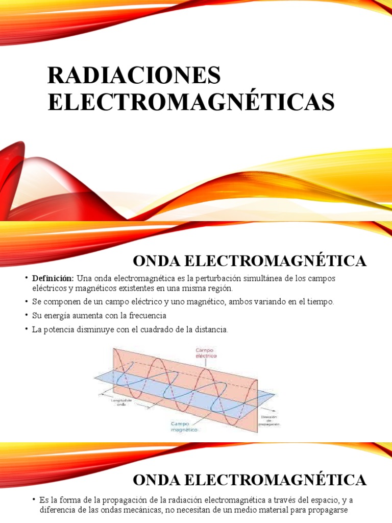 Radiaciones electromagnéticas | PDF | Radiación electromagnética ...