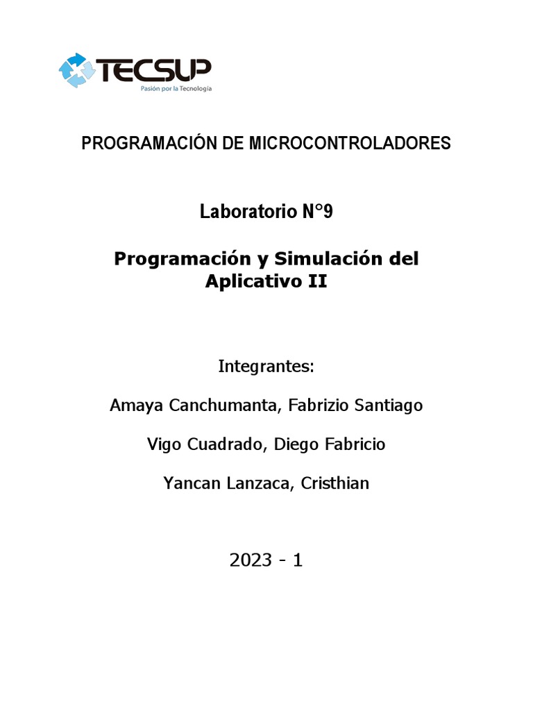 Programación y Simulación PIC | PDF | Decimal codificado en binario ...