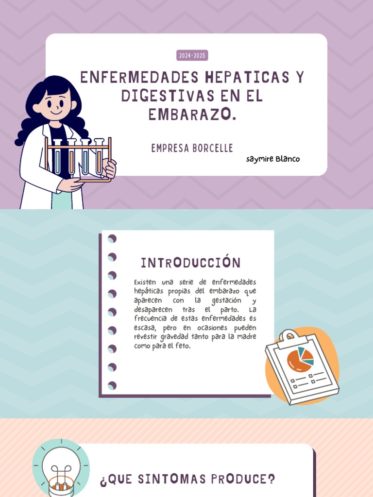 Enfermedades Hepáticas en el Embarazo | PDF | El embarazo | Causas de ...