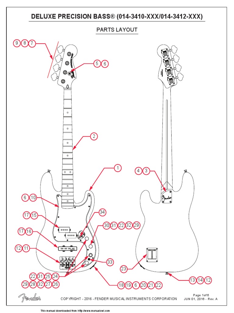Manual | PDF | Bass Guitar | Guitar Family Instruments
