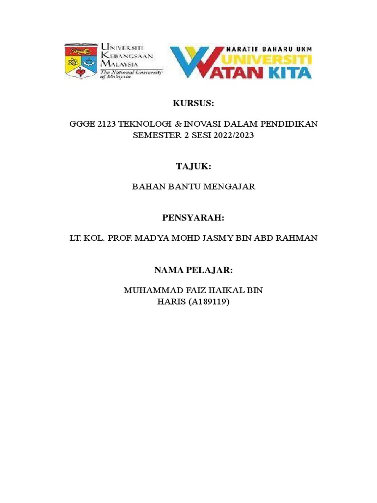 A189119 Faiz Haikal - BBM | PDF