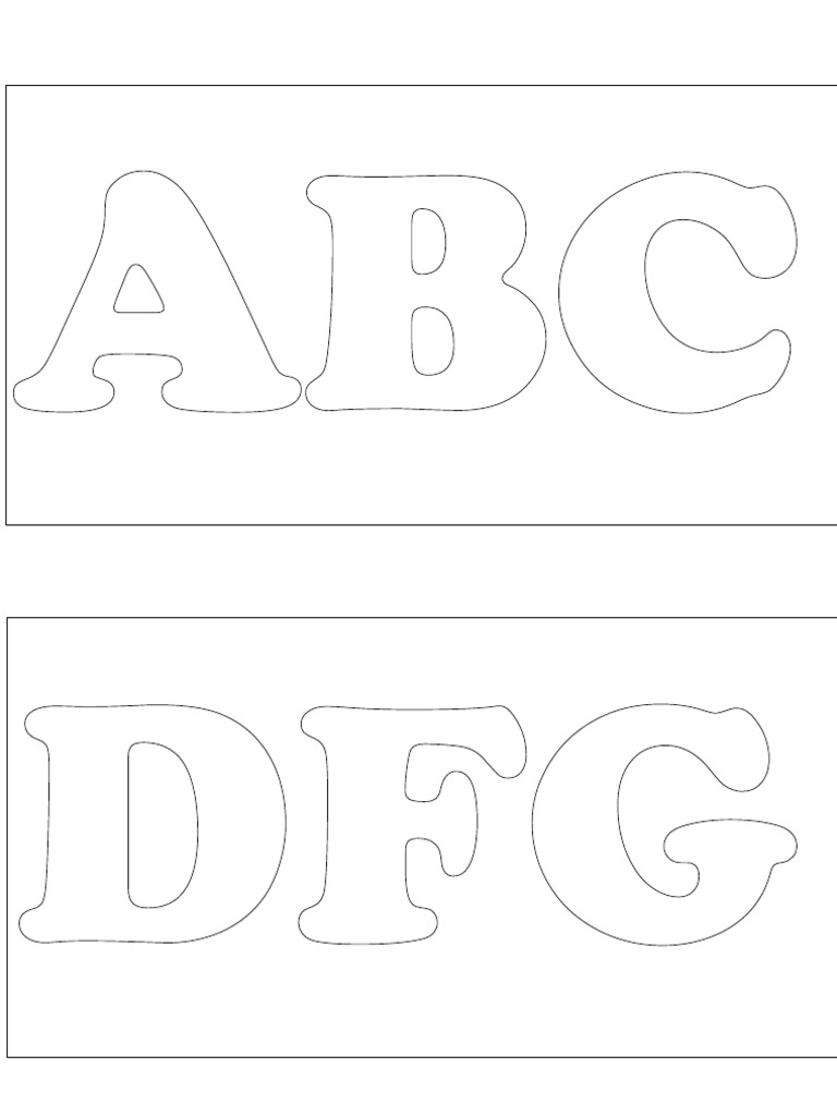 Letras para Imprimir | PDF