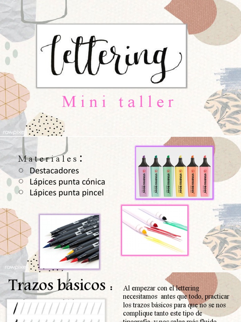 Presentacion Lettering | PDF