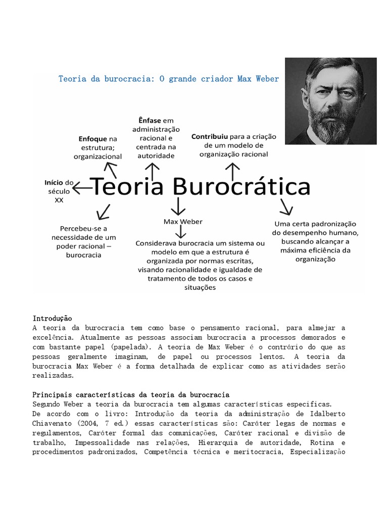 Burocracia de Weber | PDF | Burocracia | Max Weber