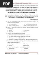 Remedial Biology Exam Questions | PDF | Dominance (Genetics) | Ecosystem