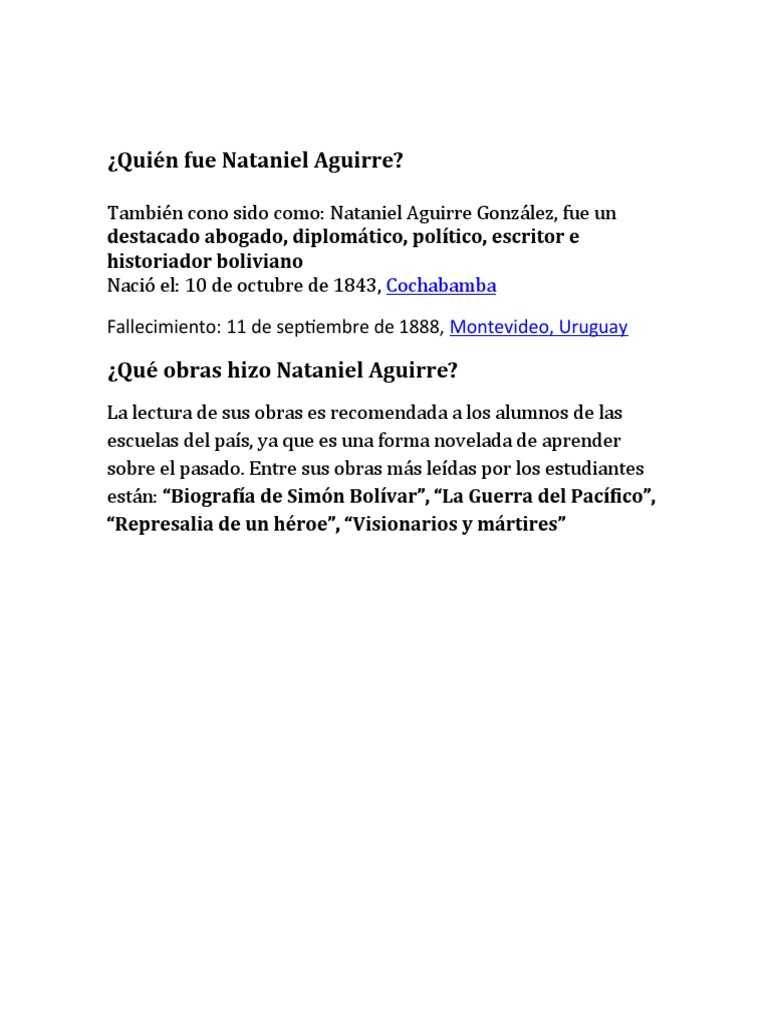 Nataniel Aguirre | PDF