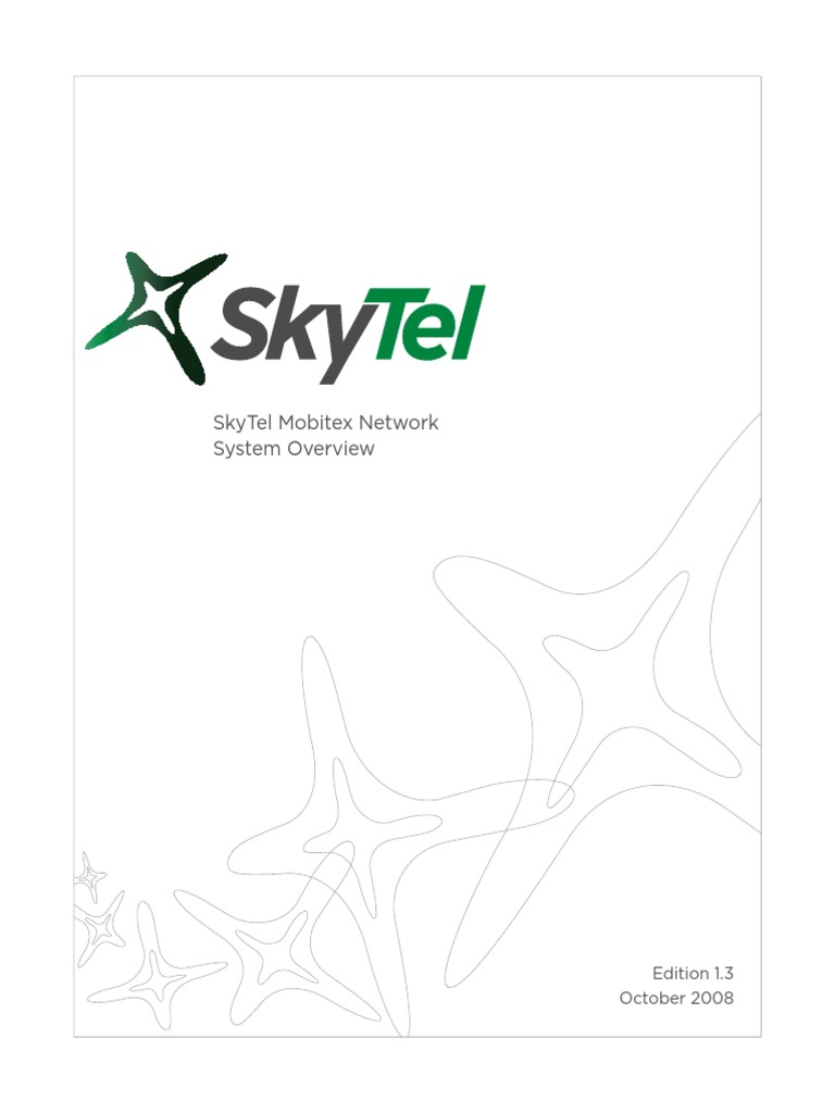 SkyTel MobitexSystemOverviewFINAL 20090119 | PDF | Channel Access ...