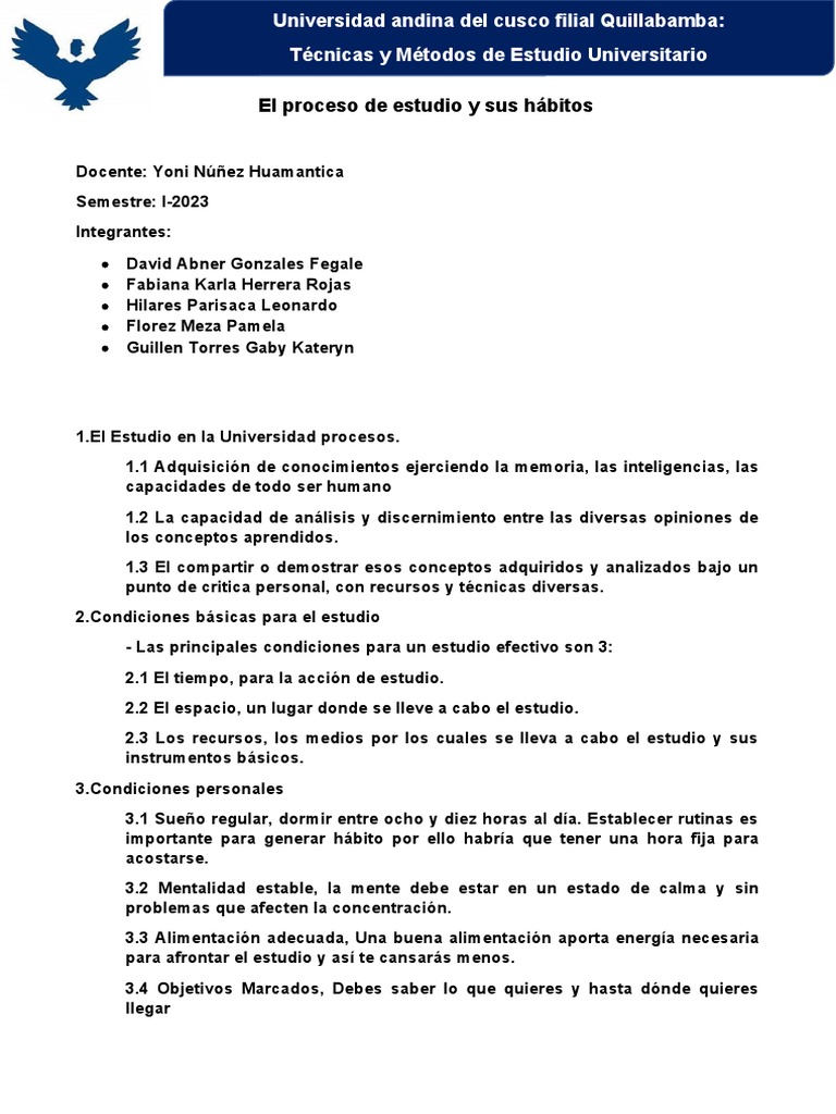 Grupo 4, PROCESO DEL ESTUDIO | PDF | Ciencia cognitiva