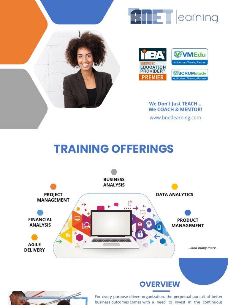 BNET Learning Brochure - 2023 | PDF | Scrum (Software Development) | Agile Software Development