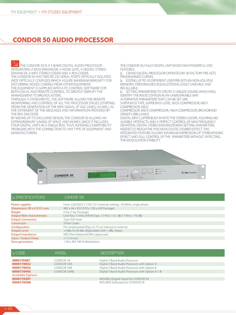 Condor50 634751971290138750 | PDF | Frequency Modulation | Computer Science