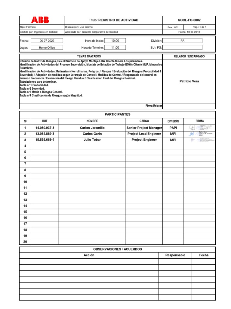 Reg Difusión MIPER MLP | PDF