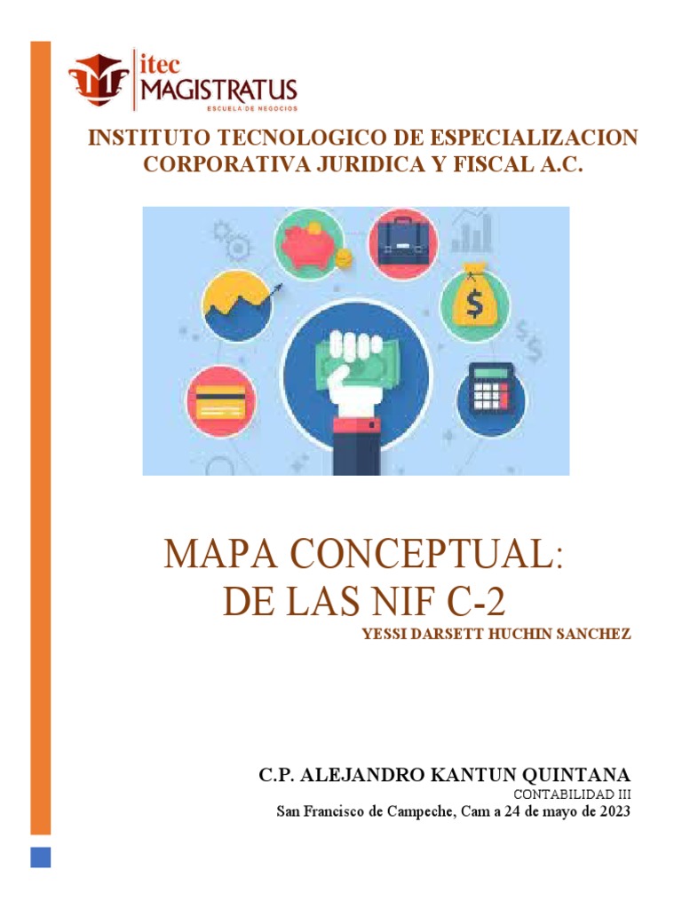 Mapa Conceptual NIF C-2 | PDF | Finanzas y dinero | Derecho