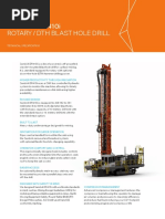 Sandvik Dr412I Rotary / DTH Blast Hole Drill: Technical Specification ...