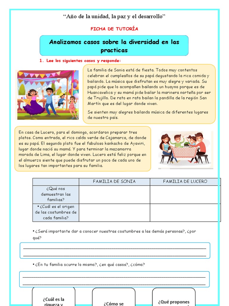 Celebrando la Diversidad Familiar | PDF | Estudios de idiomas ...