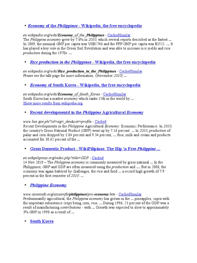 Economic Overview of the Philippines 2024 | PDF | Philippines | Economy ...