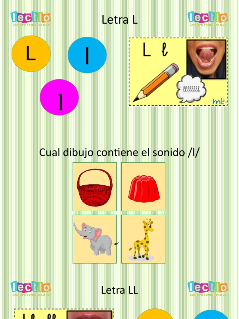 Sonido L - LL | PDF