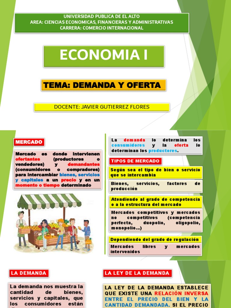 Demanda y Oferta | PDF | Oferta (economía) | Oferta y demanda