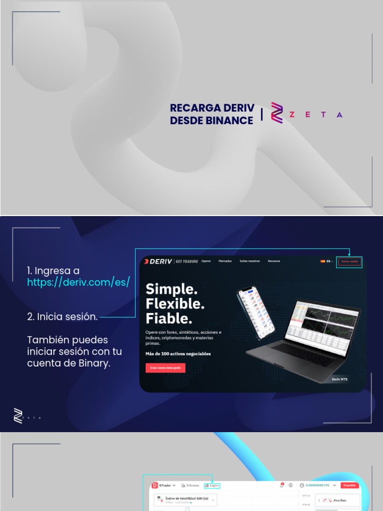 Recargar Deriv Desde Binance | PDF