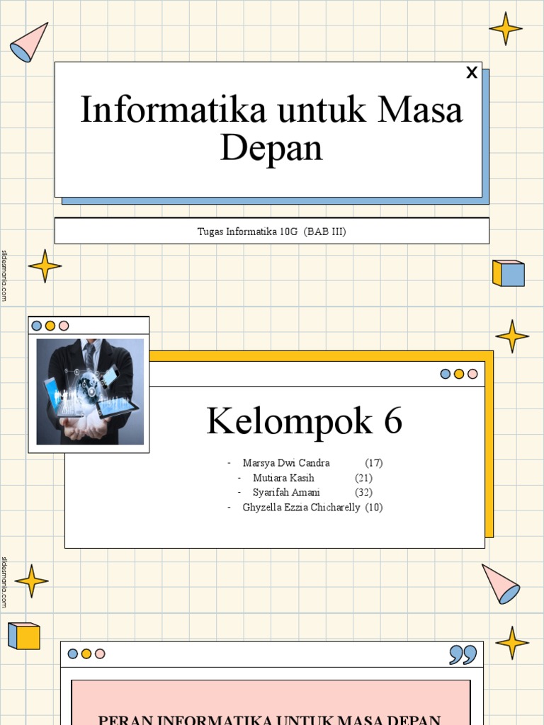 Tugas Informatika 10G, K6 | PDF