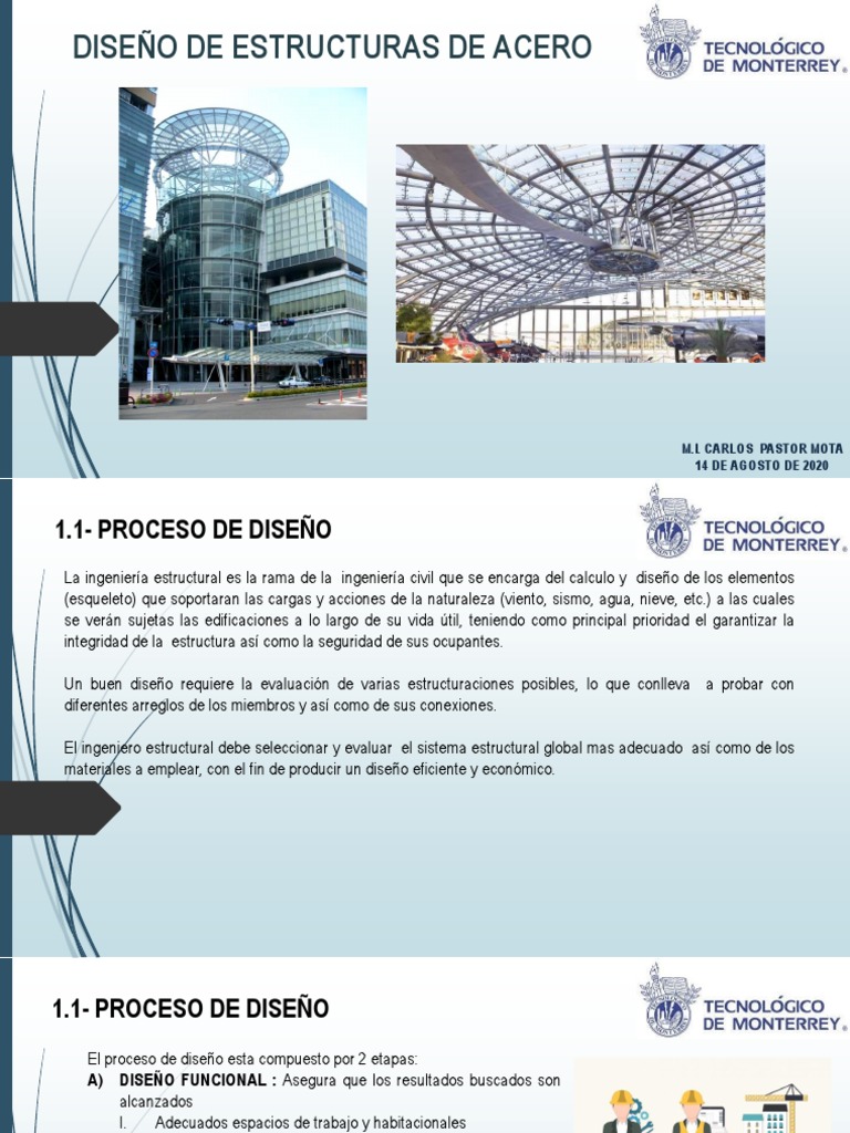 Introduccion Al Acero Estructural | PDF | Rigidez | Diseño