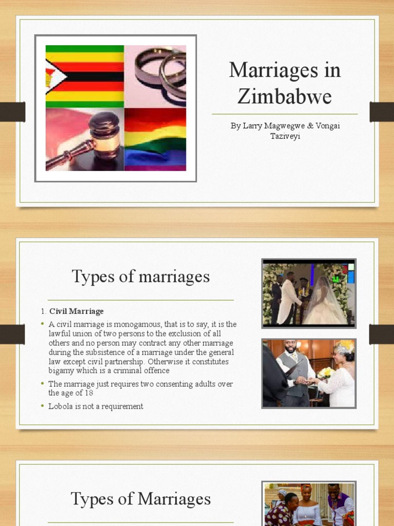 Types of Marriages in Zimbabwe | PDF | Marriage | Polygamy