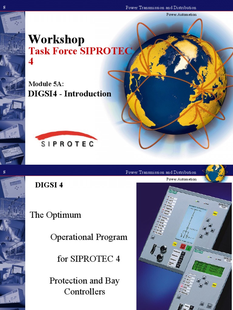 Module 5A - DIGSI4 - Introduction | Download Free PDF | Microsoft Windows | Automation