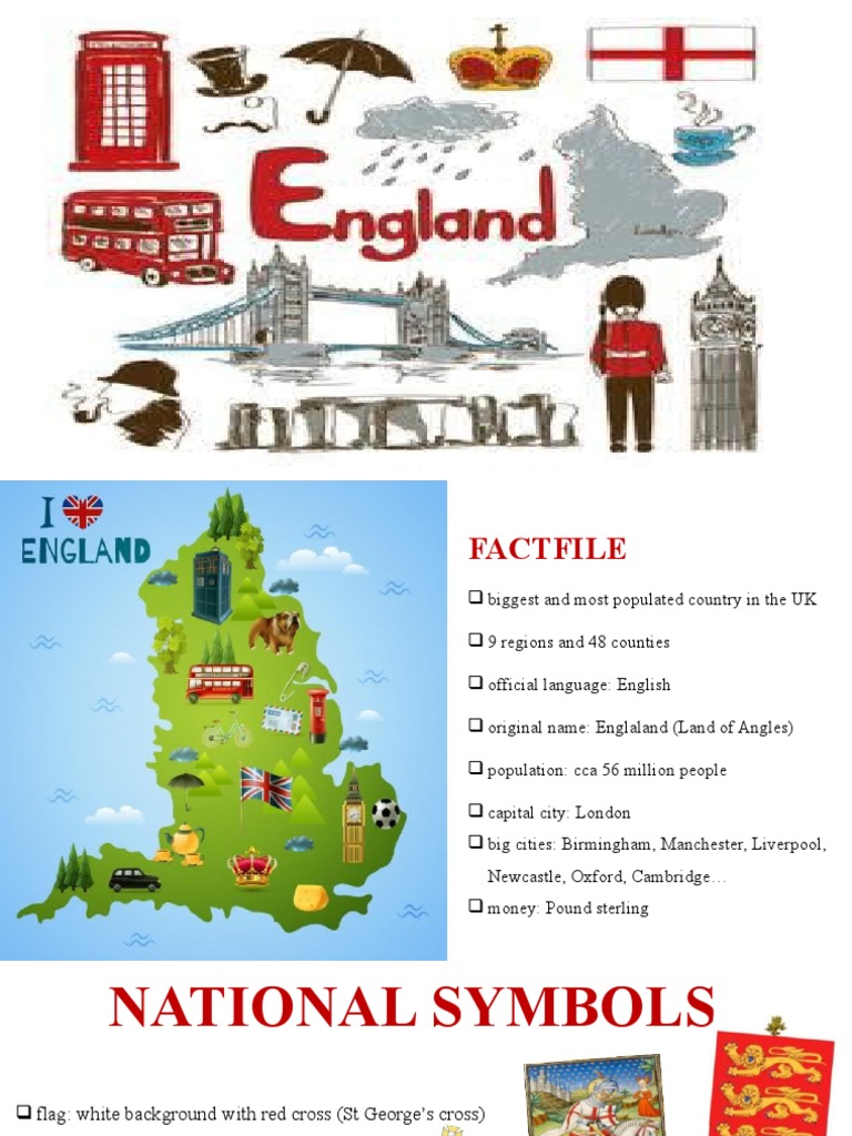England: Facts, Symbols, and Culture | PDF | Social Science | Travel