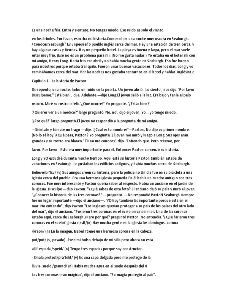La Corona de Seaburgh: Un Misterio | PDF