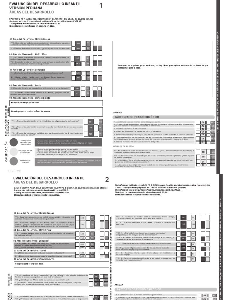 EDI Formtato Grupos 1 15 Version Peruana Final 26-5-21 OFICIAL | PDF | Parto | El embarazo