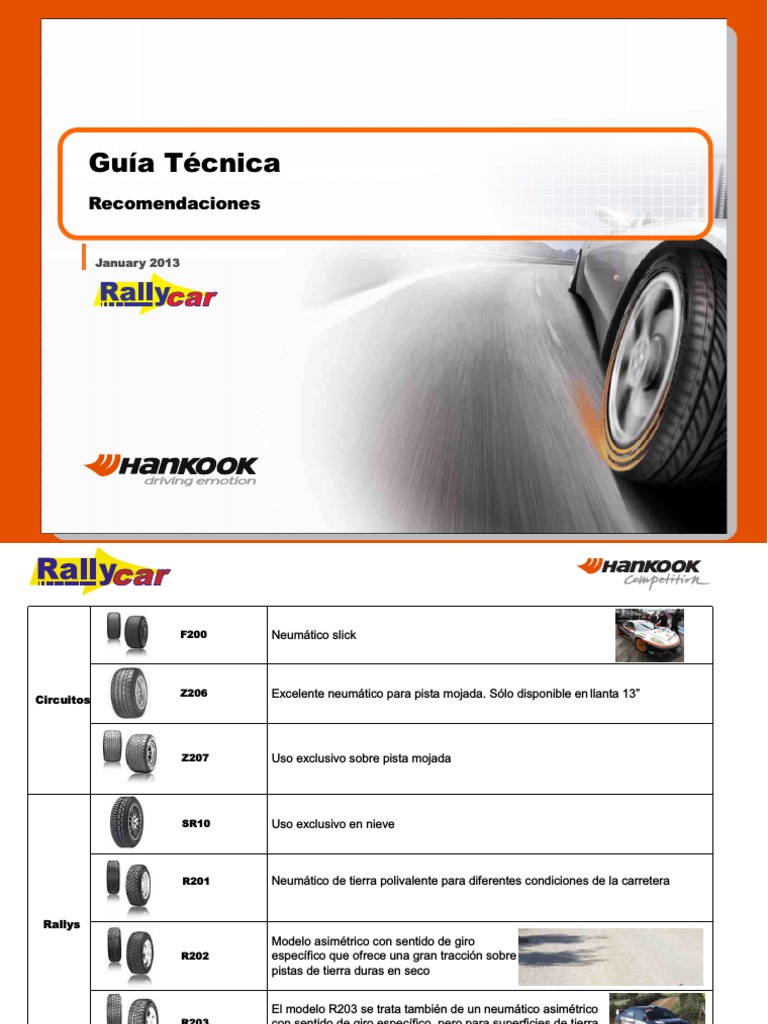 Hankook Tecnica | PDF | Neumático | Rueda